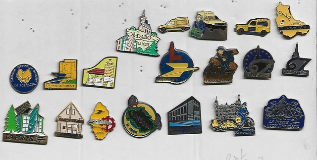 LOT PIN'S LA POSTE 2 EUR 13,00 - PicClick FR